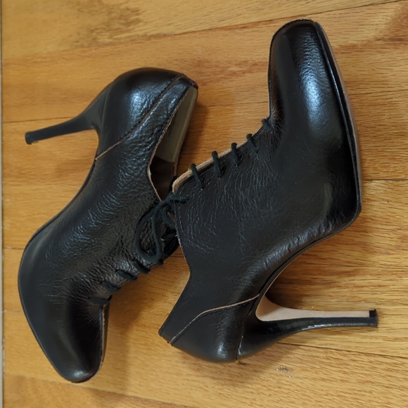 Max Studio | Shoes | Max Studio Leather Lace Up Heels Size 6 Worn Once ...